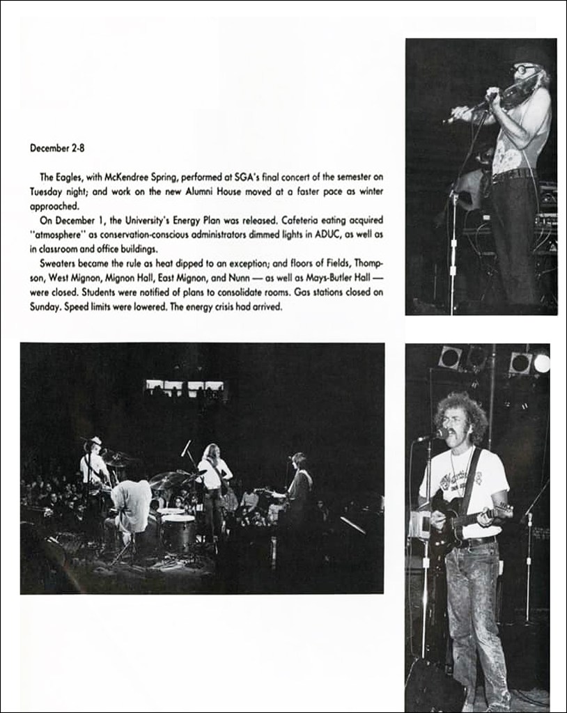 Morehead State University Eagles concert 1973 - Randy Meisner Hearts On ...